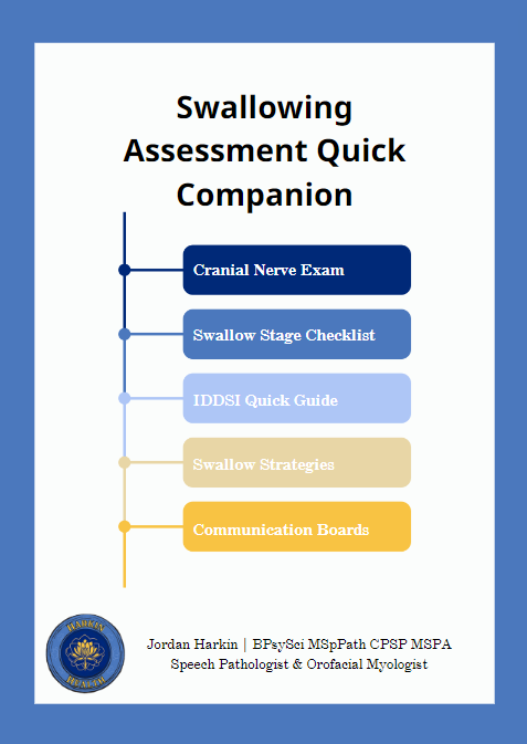 Swallowing Assessment Quick Guide | Harkin Health Speech Pathology